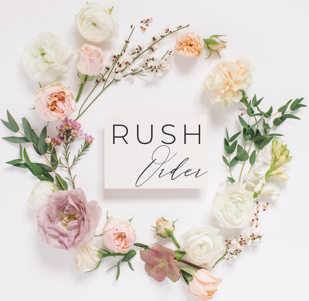 Rush Order - Etsy