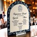 CREST Arch Signature Drinks Bar Menu Custom Monogram Acrylic Wedding ...