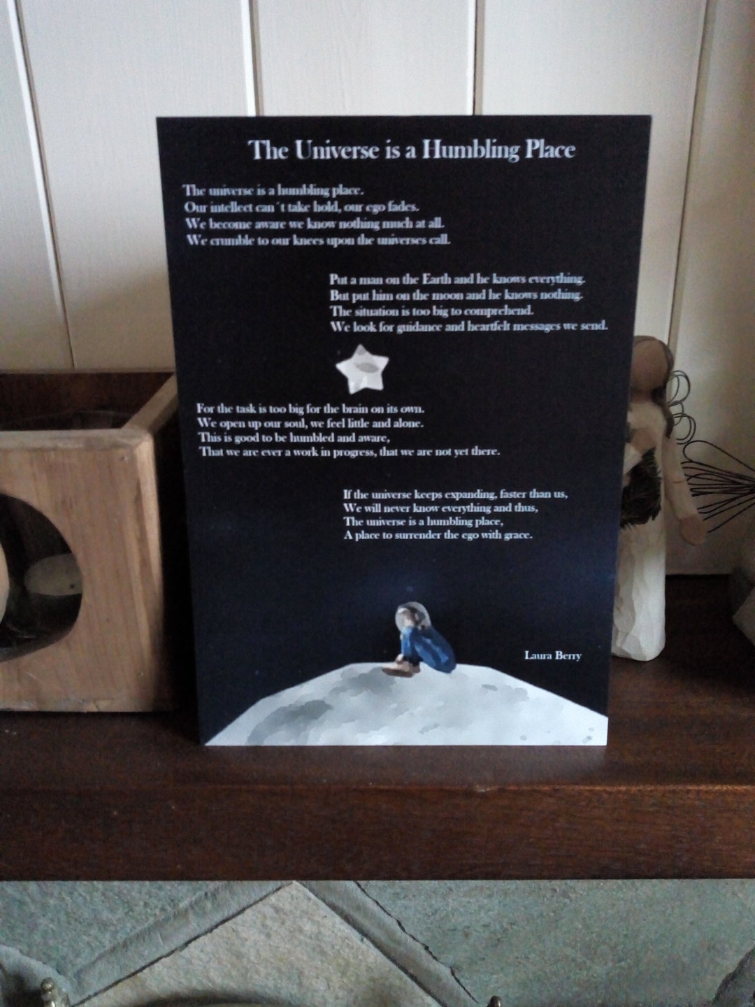 Poetry Print the Universe is a Humbling Place FSC Paper - Etsy