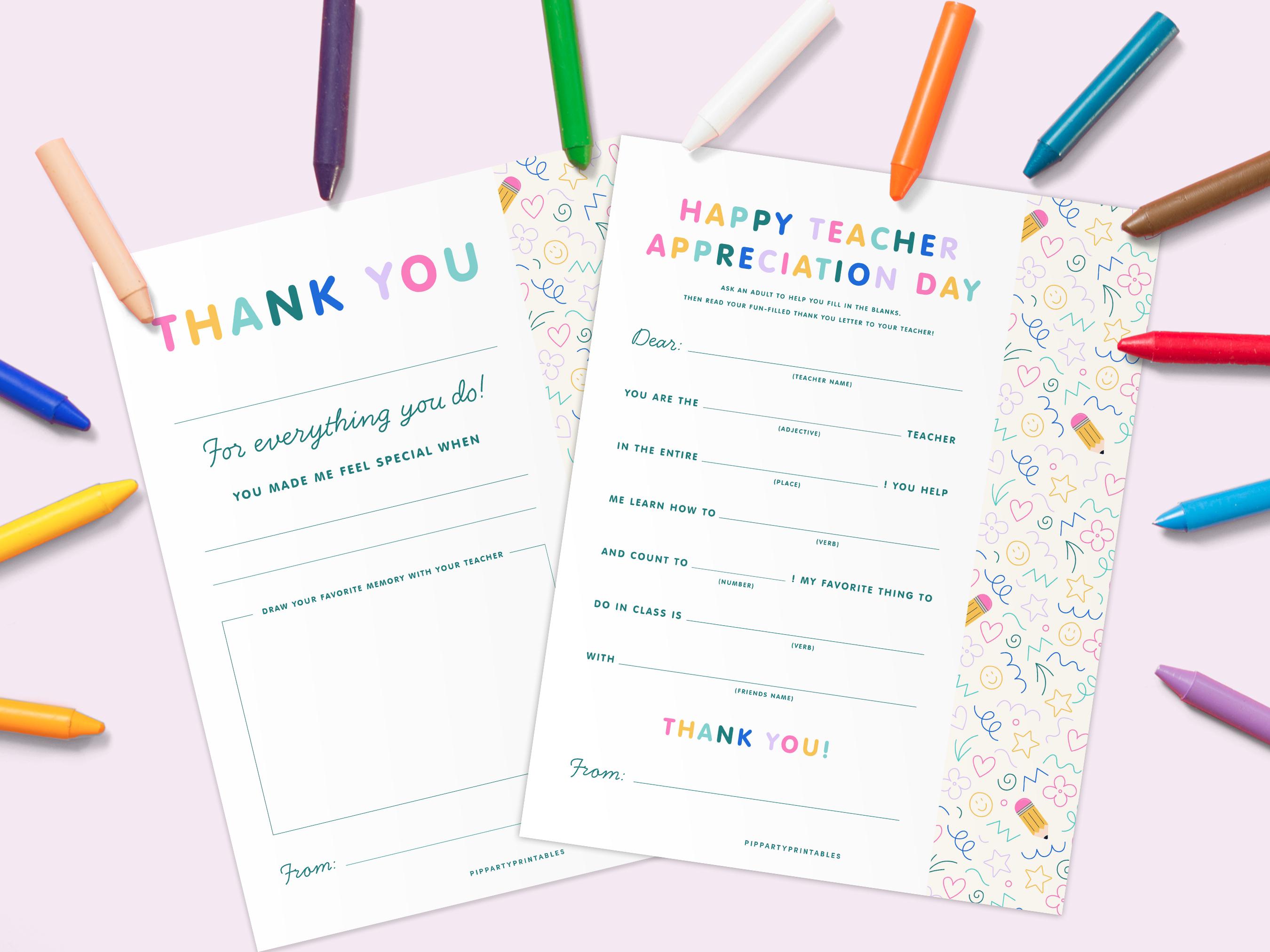 Teacher Appreciation, Coloring Pages, Fill in the Blank, Mad Libs ...