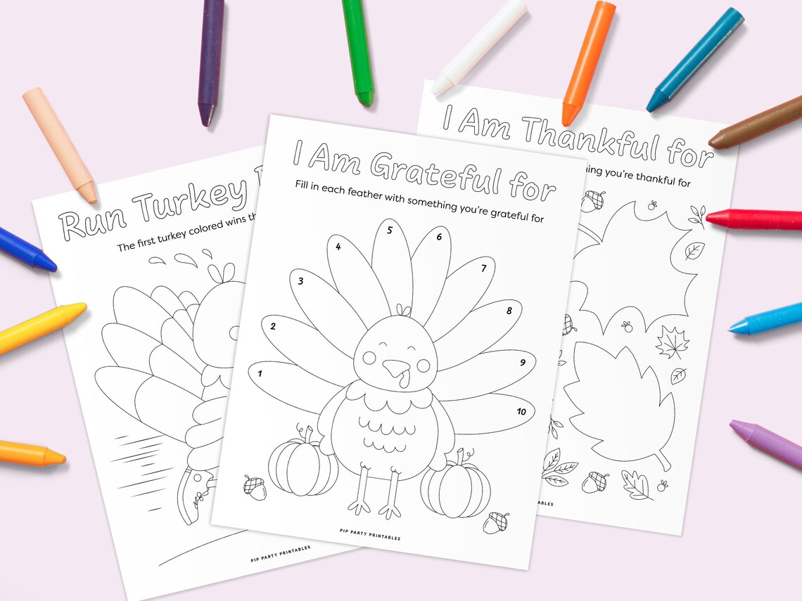 Coloring Pages, Thanksgiving, Alphabet Placemat, Kids Art Activity ...