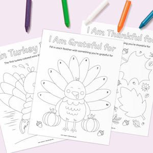 Coloring Pages, Thanksgiving, Alphabet Placemat, Kids Art Activity ...