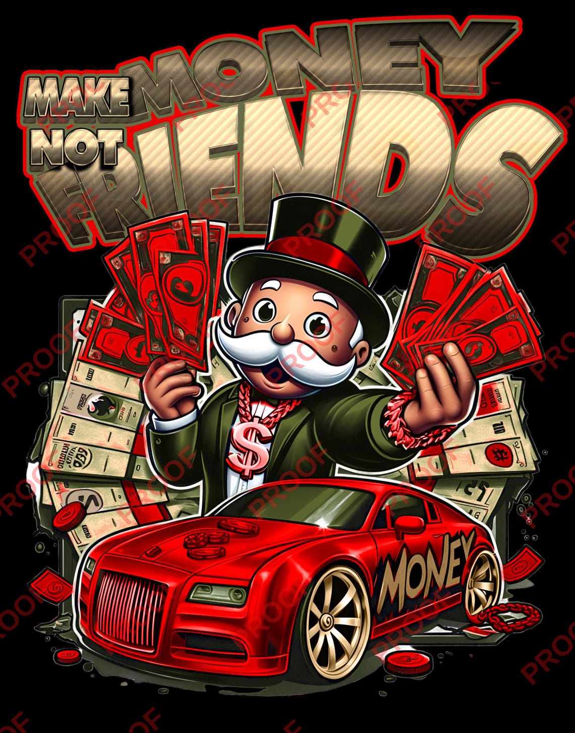 6 Make Money Not Friends Design - Etsy