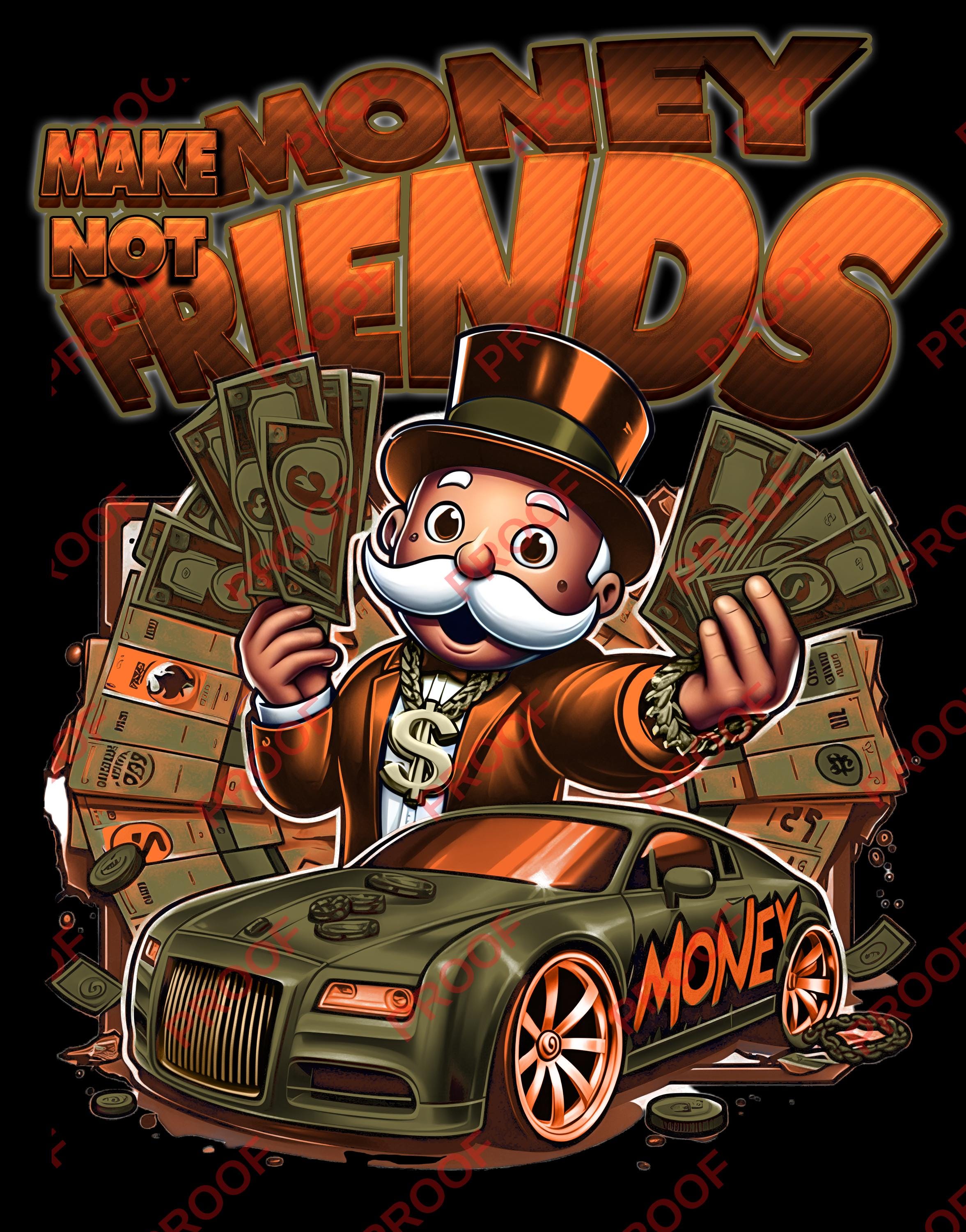 6 Make Money Not Friends Design - Etsy