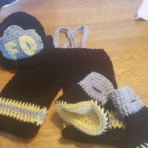 Crochet Fireman Hat - Etsy