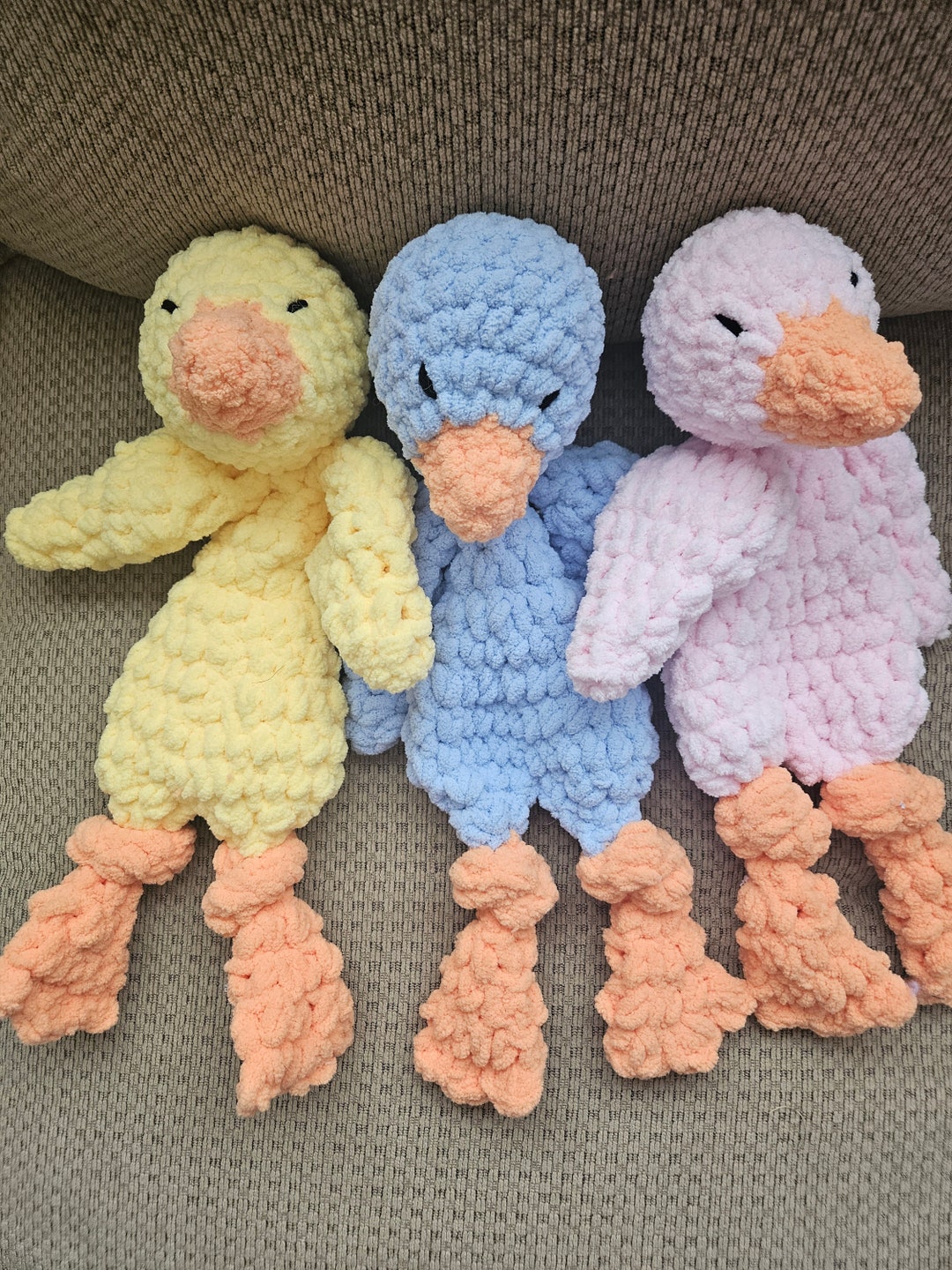 Duck Snuggler Duck Lovey Ducky Security Animal Duck Security Lovey - Etsy