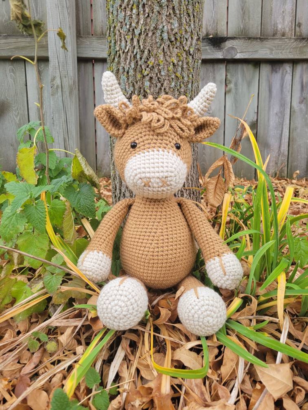 Highland Cow Stuffed Animal. Cow Stuffie. Highland Cow Amigurumi ...