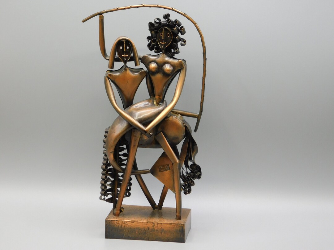 Robert Jajesnica Sculpture C1970 Mythological Mermaid and - Etsy
