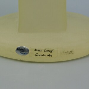 C1970 Crystalite Art Italian Design Sculpture by Crystal Craft 15.75 ...