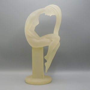C1970 Crystalite Art Italian Design Sculpture by Crystal Craft 15.75 ...