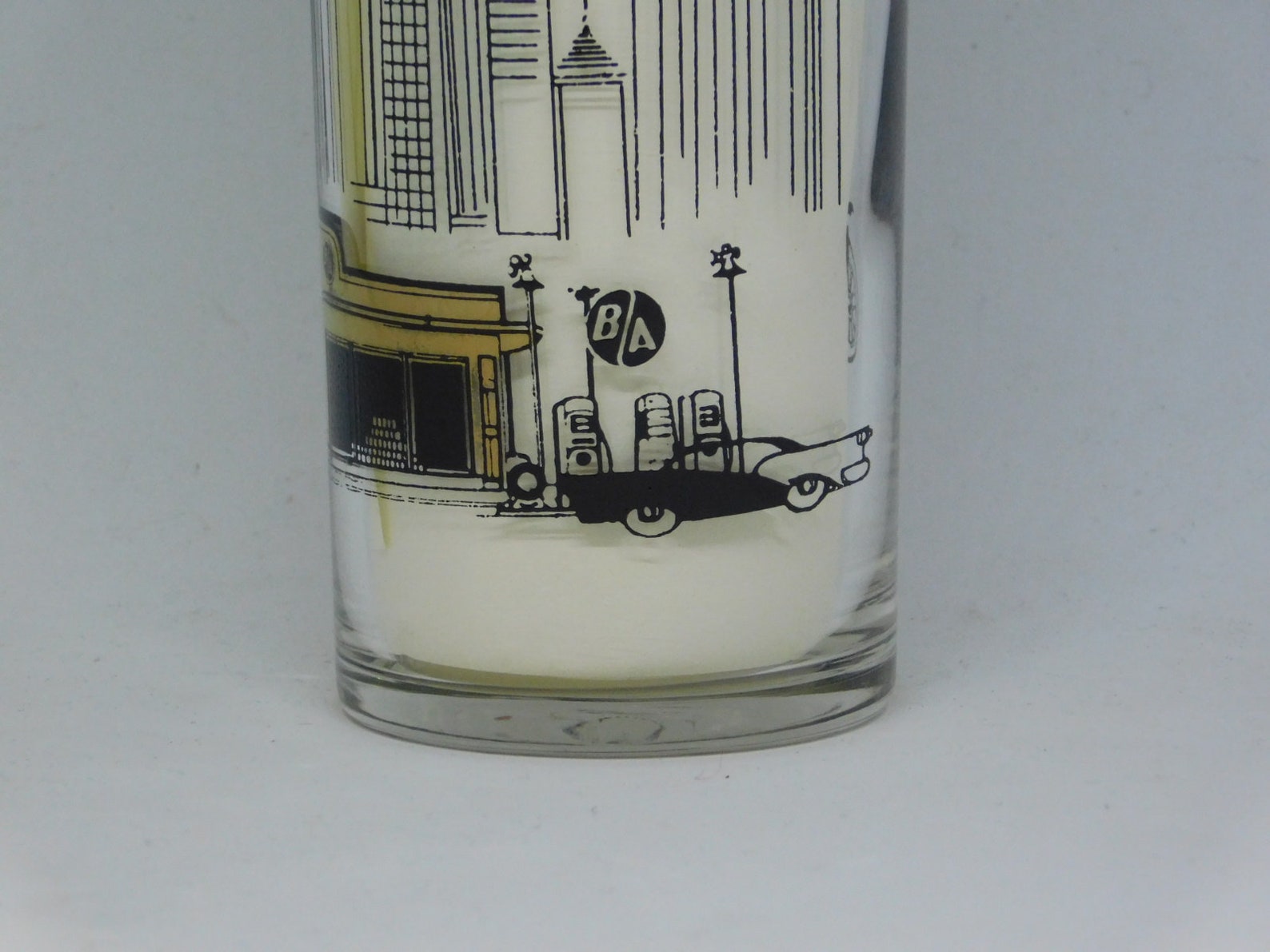 1950s B/A Oil Drinking Glasses Gas Station Memorabilia. Pair | Etsy