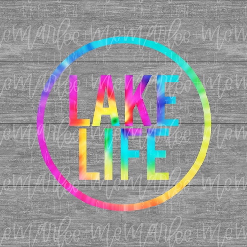 Living on Lake Time Lake Life Clipart PNG Digital Download - Etsy
