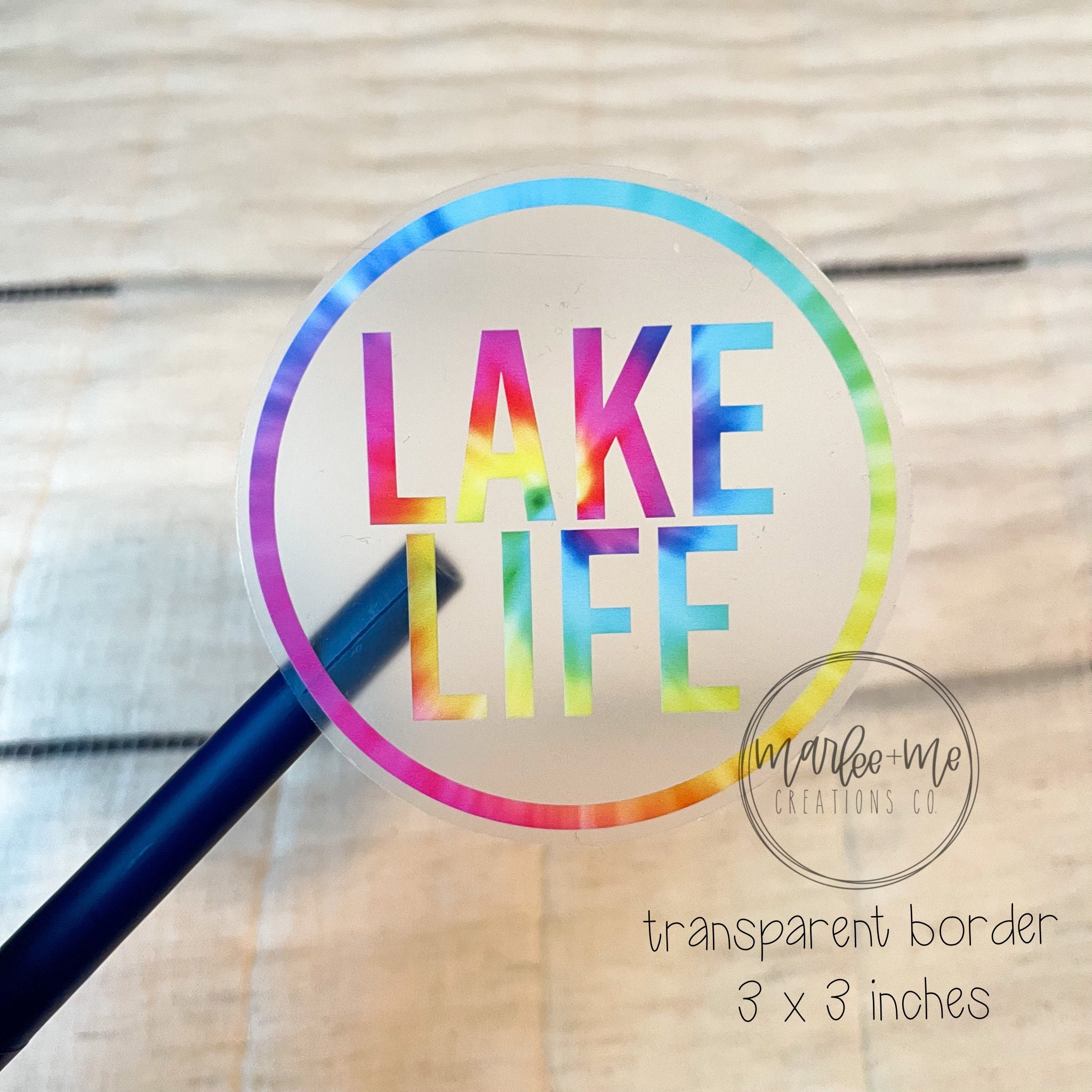 Lake Life Sticker Vinyl Sticker Waterproof and - Etsy
