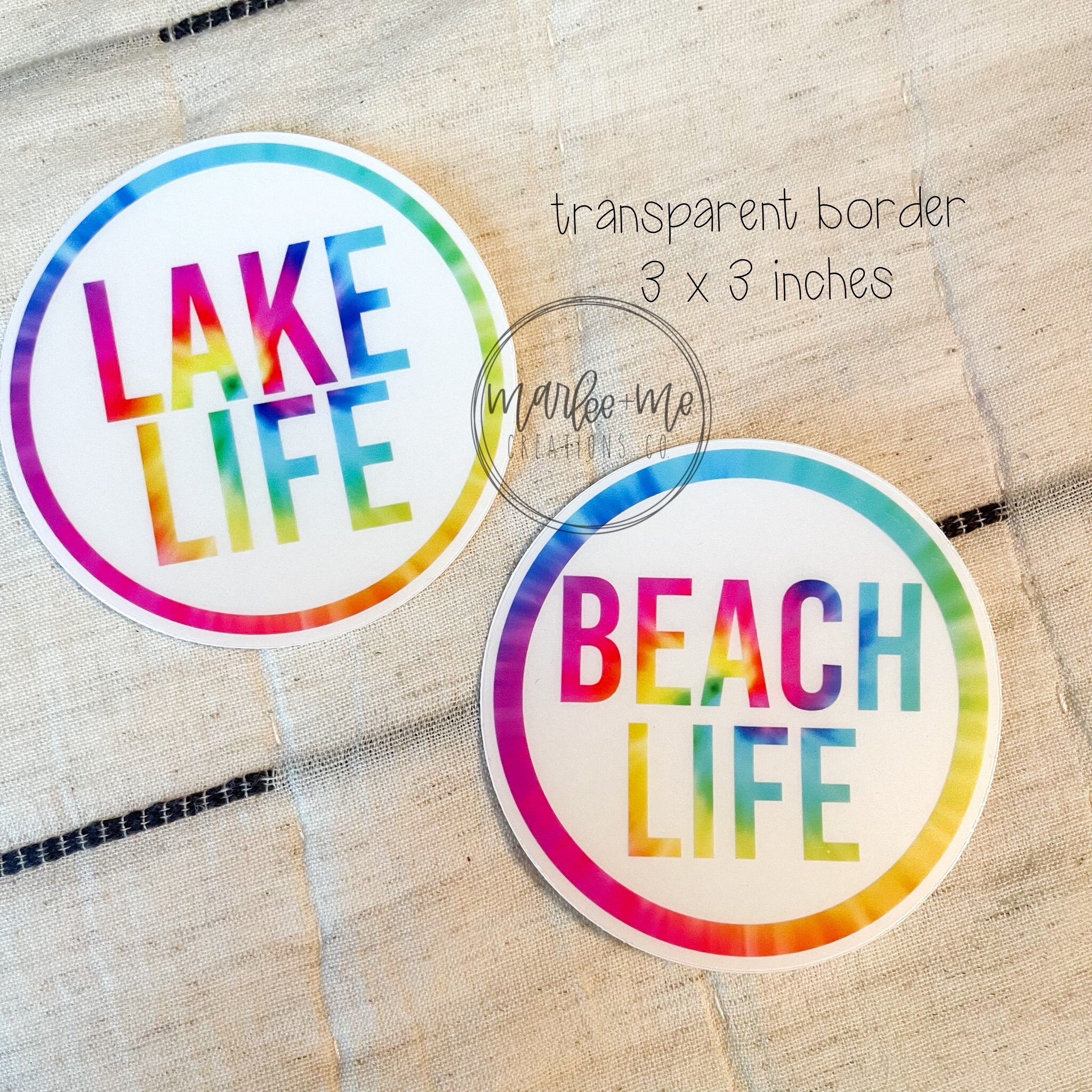 Beach Life Sticker Vinyl Sticker Waterproof and - Etsy
