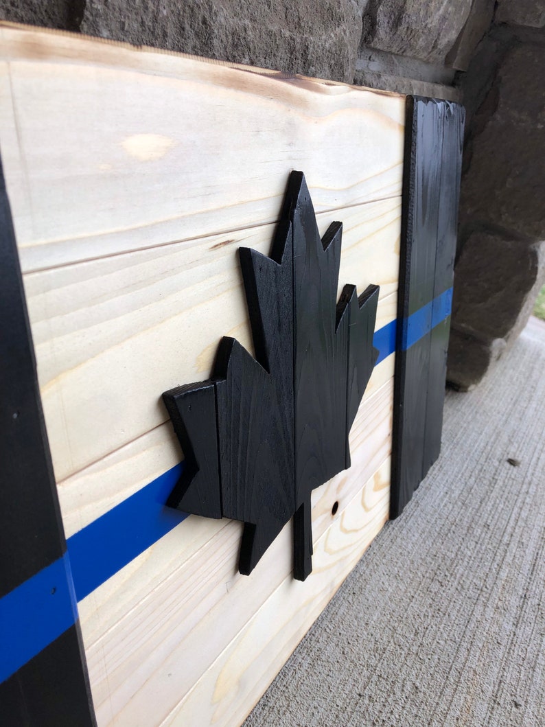 Rustic Wood Police Service Flag - Etsy