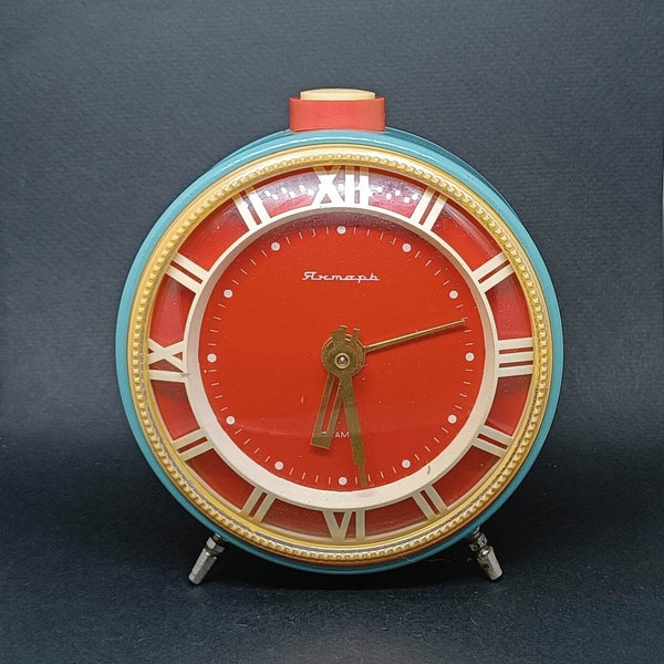 Vintage Desk Clock - Etsy