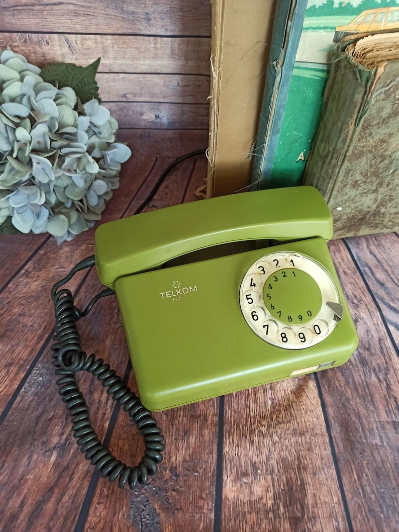 Desktop Vintage Phone Retro Office Decor Old Phone Vintage - Etsy
