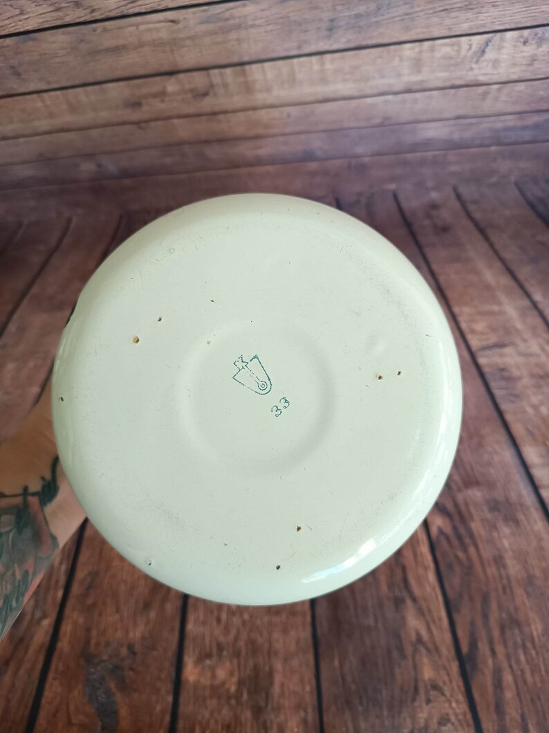 Vintage Enamel Jar 2 Liters Enamel Milk Canister Retro Metal - Etsy