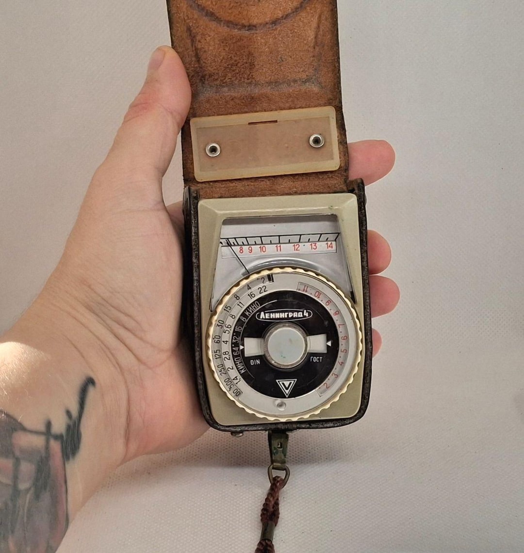 Lot Vintage Light Meter Leningrad-4 Vintage Soviet Russian Light ...