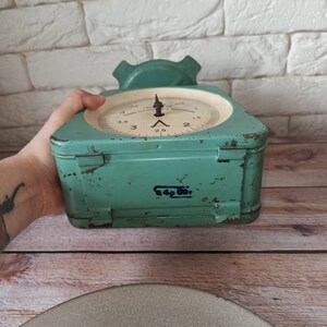 Vintage Metal Kitchen Weighing Scale Rustic Scale Antique | Etsy