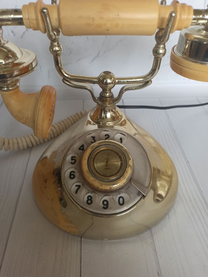 French Victorian Style Rotary Phone Vintage Telephone Retro - Etsy