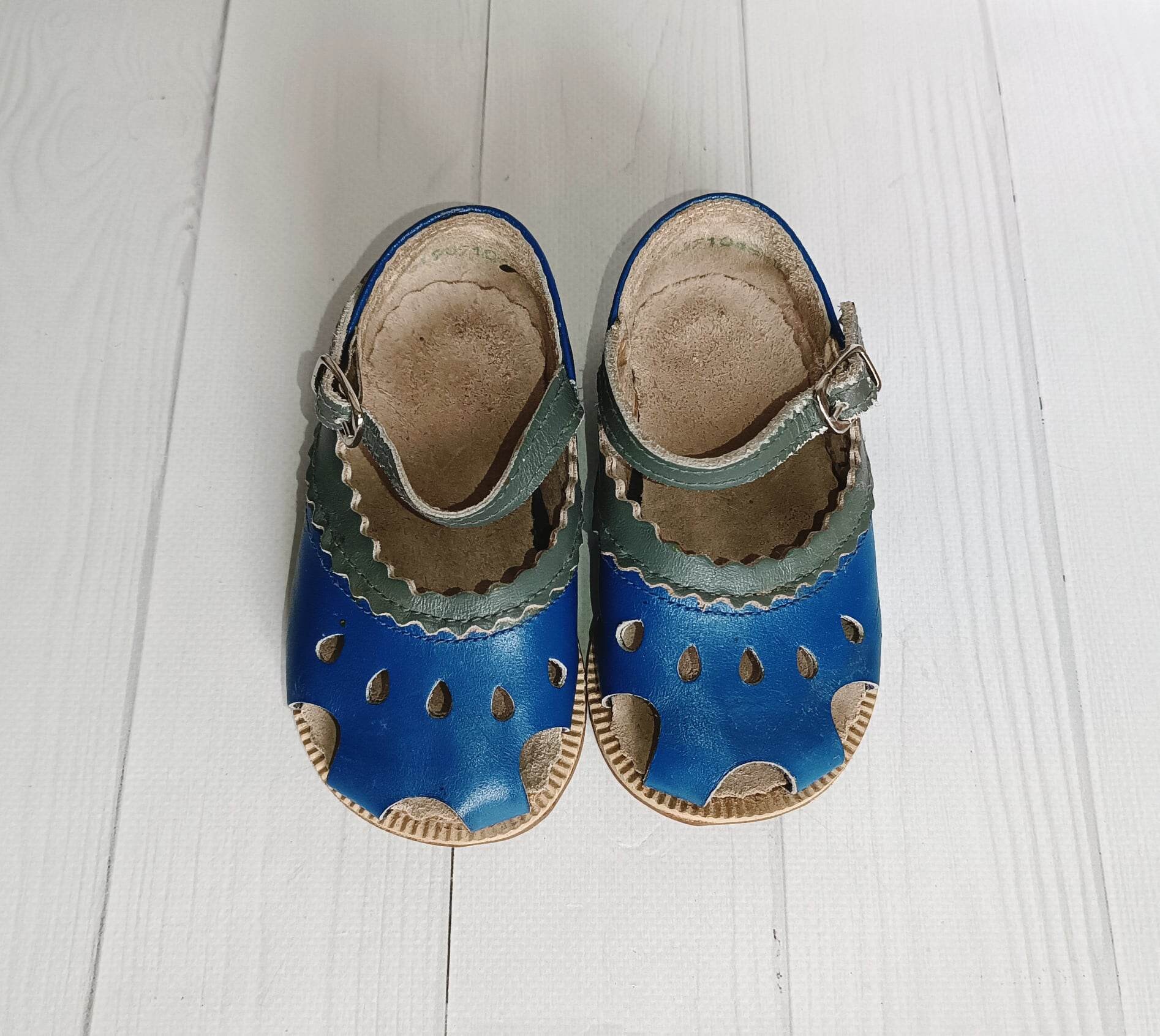 Vintage Sandals Leather Baby Boots Old Baby Shoes Soviet Baby Shoes ...