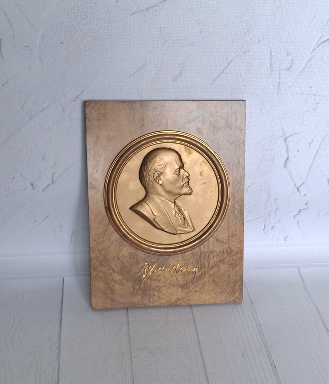 Soviet Memorabilia Wall Plaque Lenin Souvenir Portrait of Lenin Soviet ...