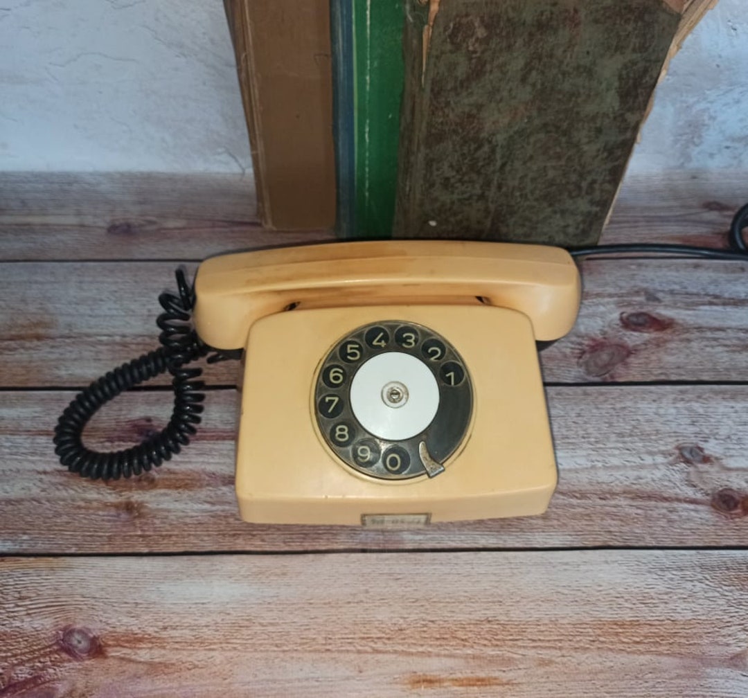 Retro Office Decor Old Phone Vintage Home Decor Desk Phone Dial Disc ...
