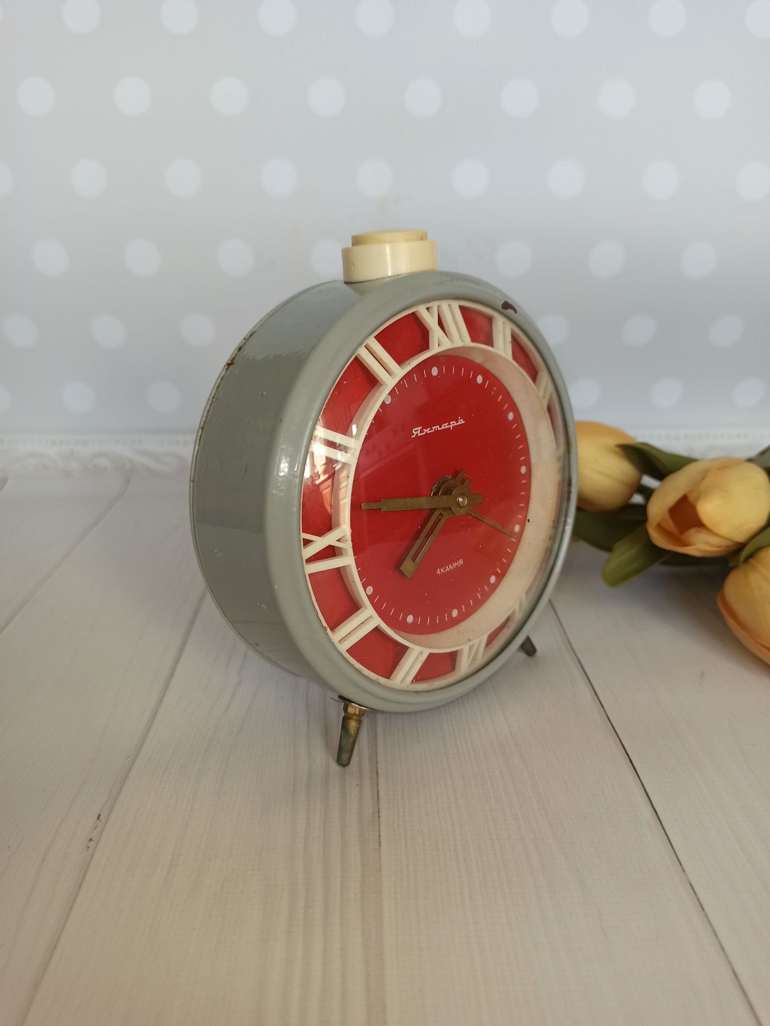 Vintage 70s Vintage Home Decor Retro Clock the USSR Vintage - Etsy