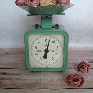 Antique Metal Kitchen Weighing Scale Antique Scales of the - Etsy