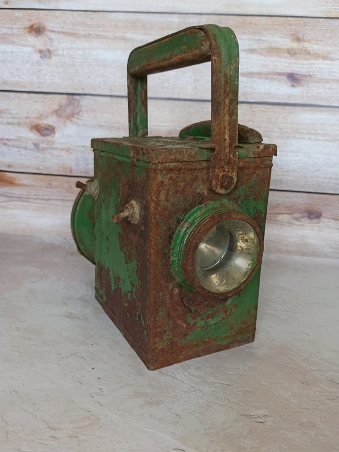 Antique 1957 Railway Signal Lantern Vintage Decor Railroad | Etsy