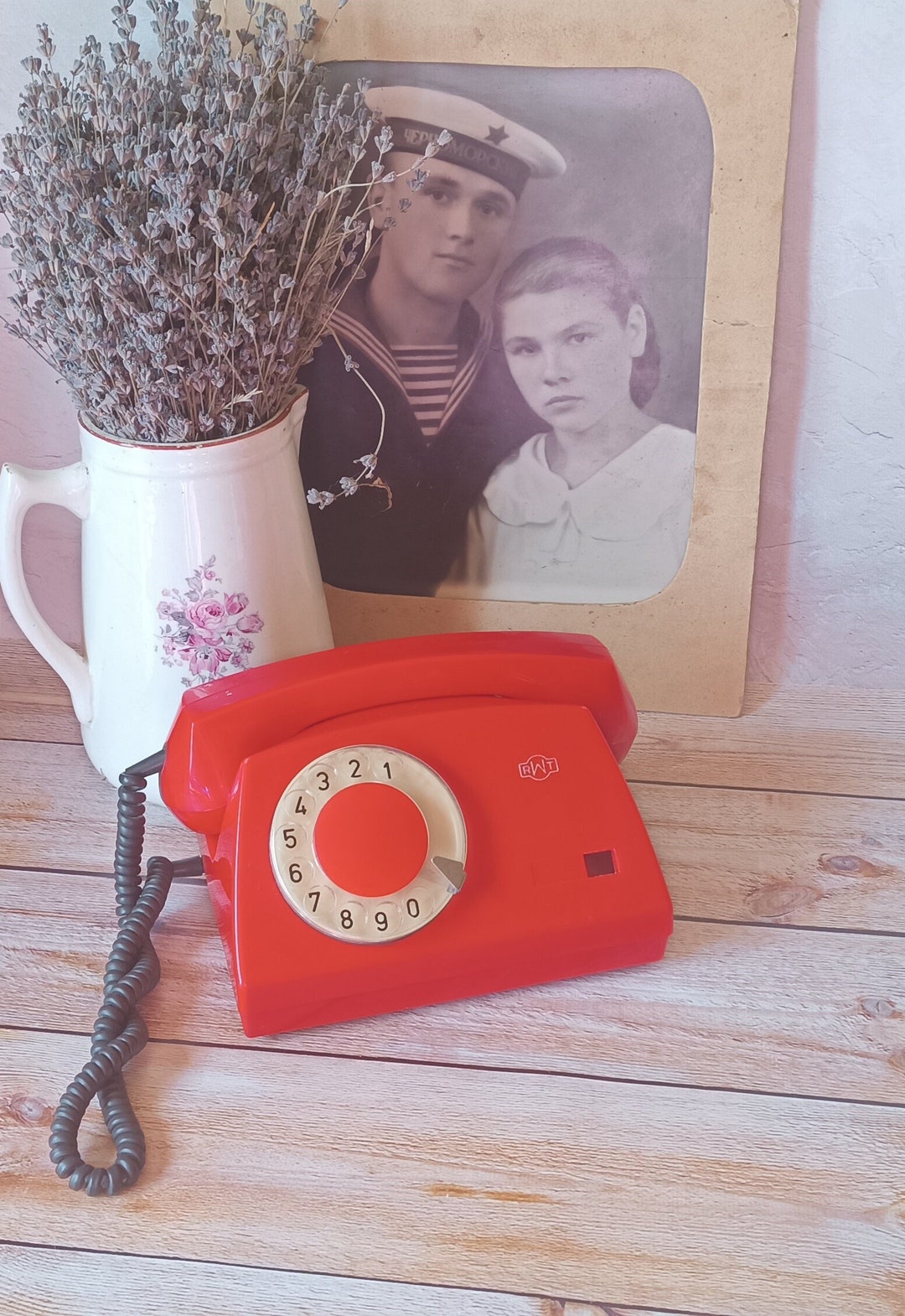 Vintage Telephone Retro Office Decor Old Phone Vintage Home Decor Desk ...