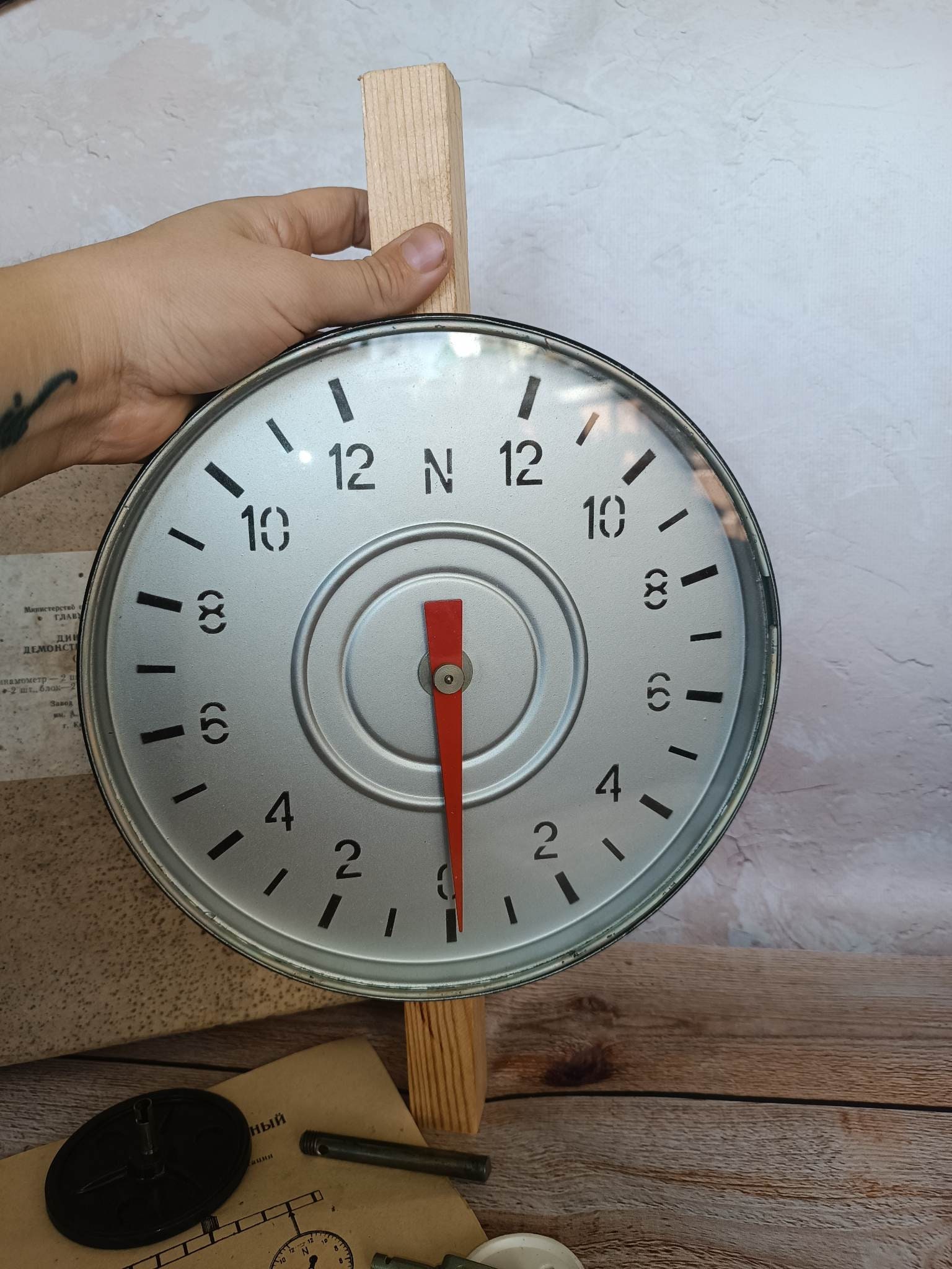 Vintage Dynamometer Training USSR Rare Find Mechanical - Etsy