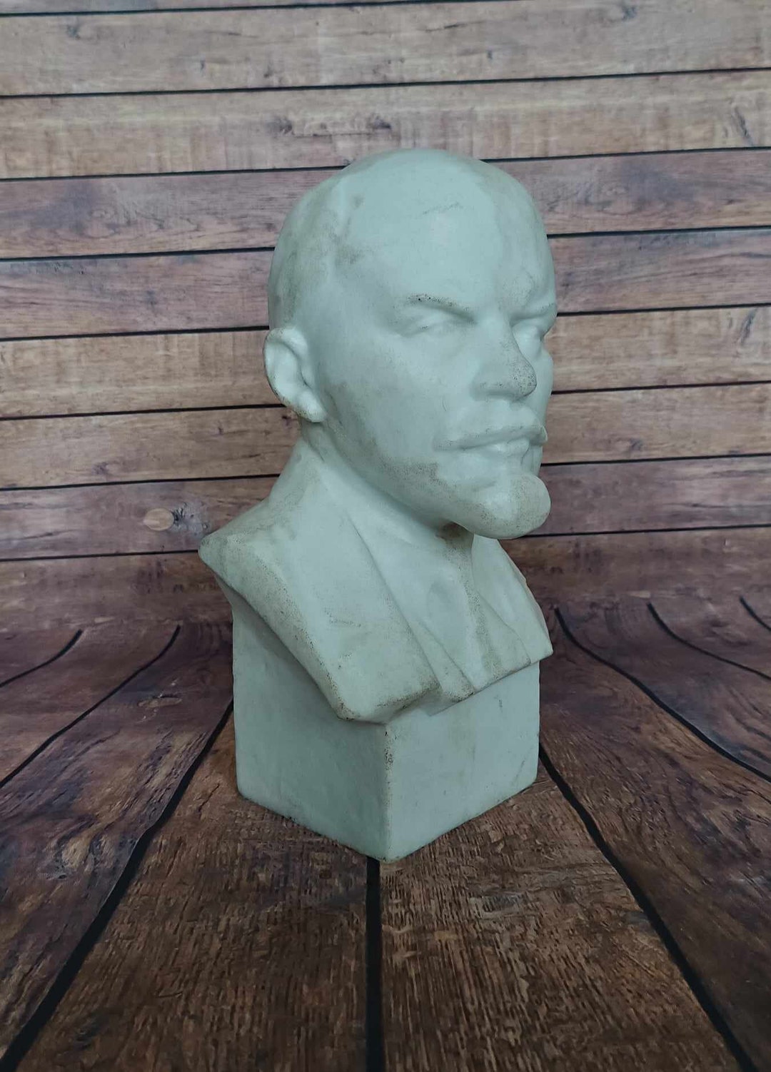 Bust of LENIN Soviet Vintage Statue Sculptures Decorative Art Figure ...