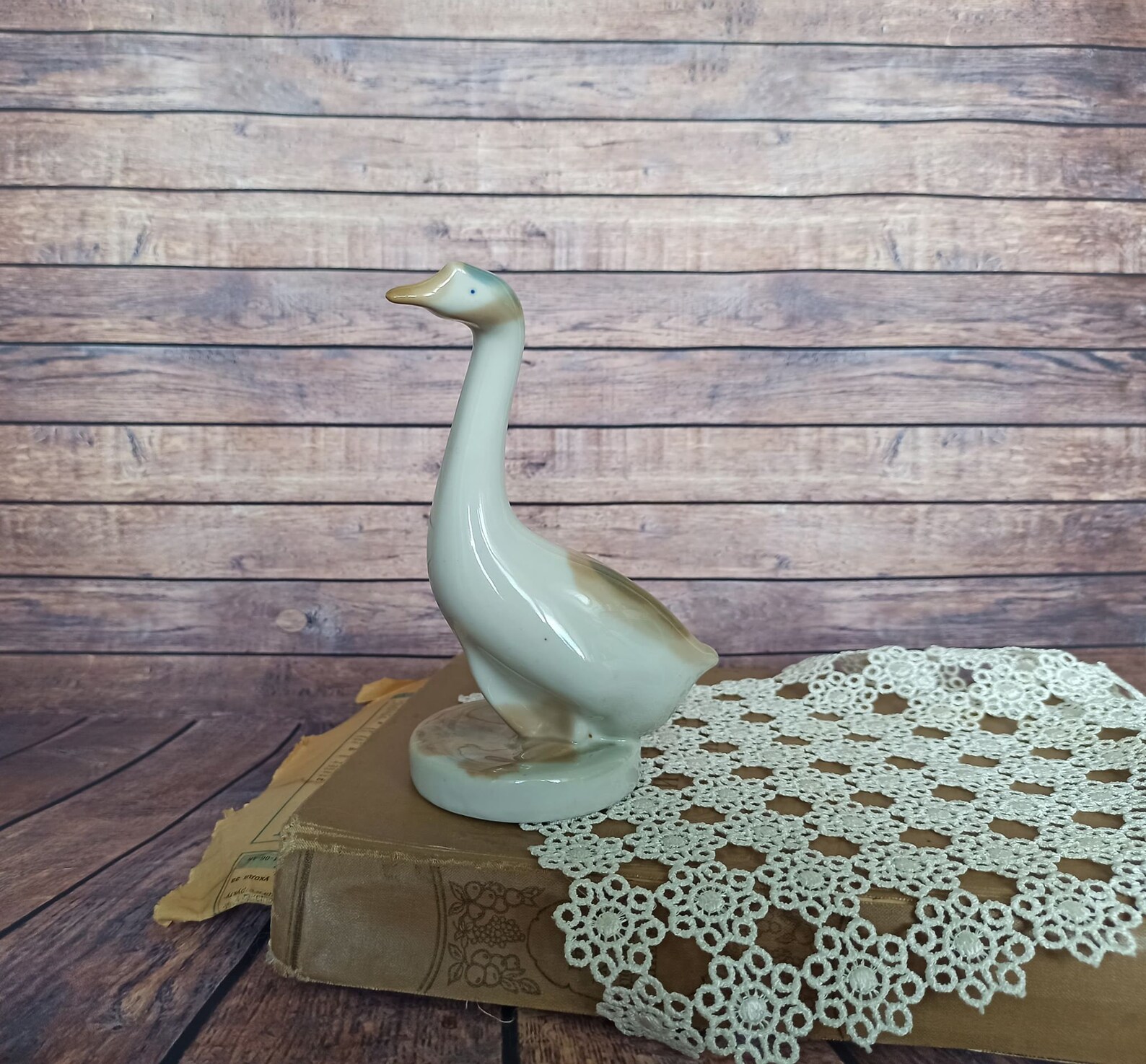 Porcelain Goose Figurine Vintage Home Decor Vintage Ceramic - Etsy