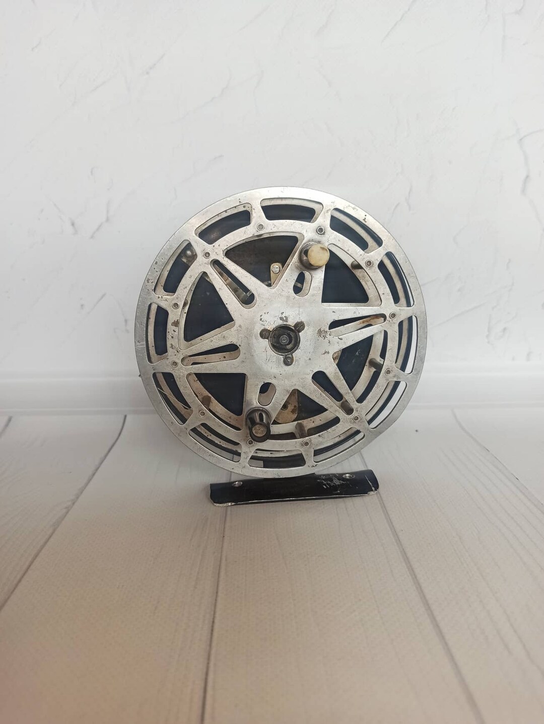 Soviet Fishing Reel, Vintage Fly Fishing Reel Spinning, USSR Enamel ...