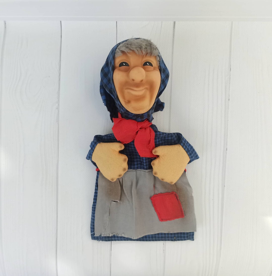 Steiff VINTAGE 1968 Hand-puppet WITCH Hansel & Gretel Glove Theater ...