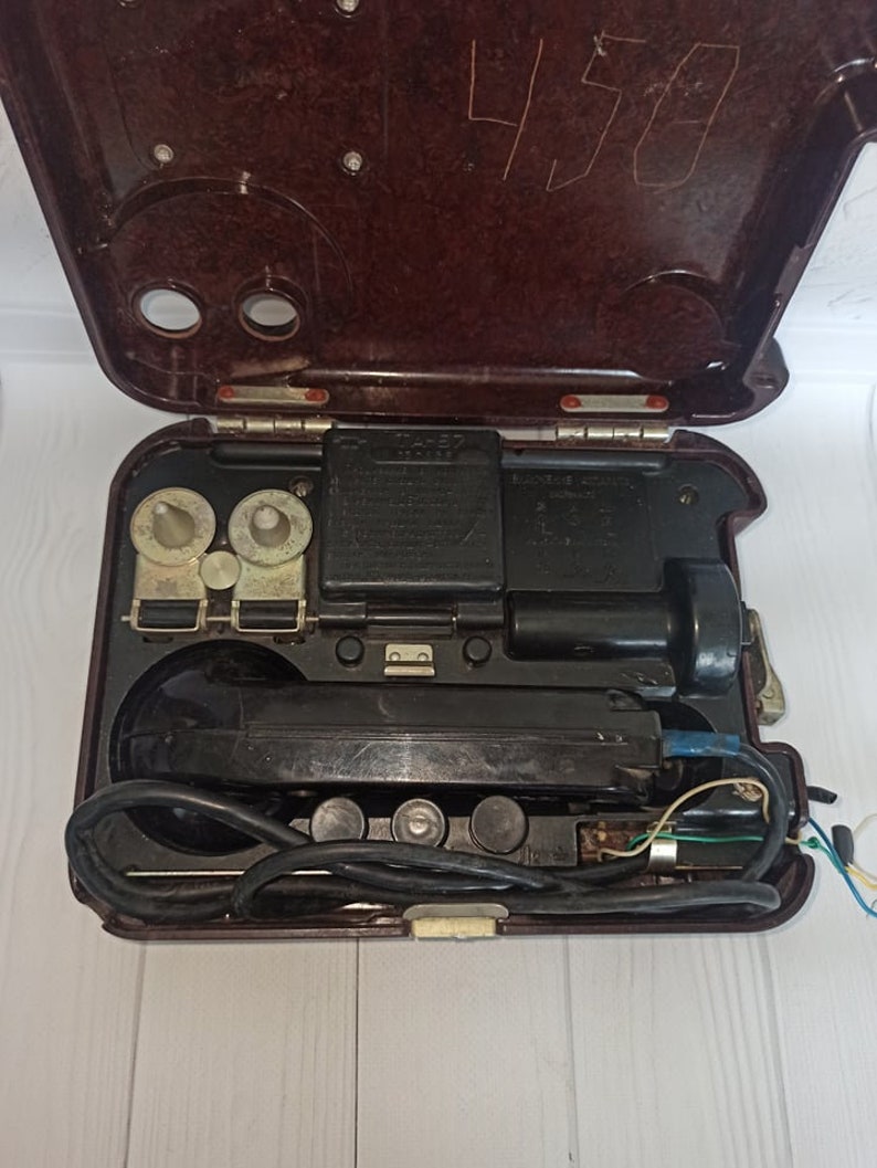 Military Field Telephone TA-57 USSR Vintage Military Antique Phone ...