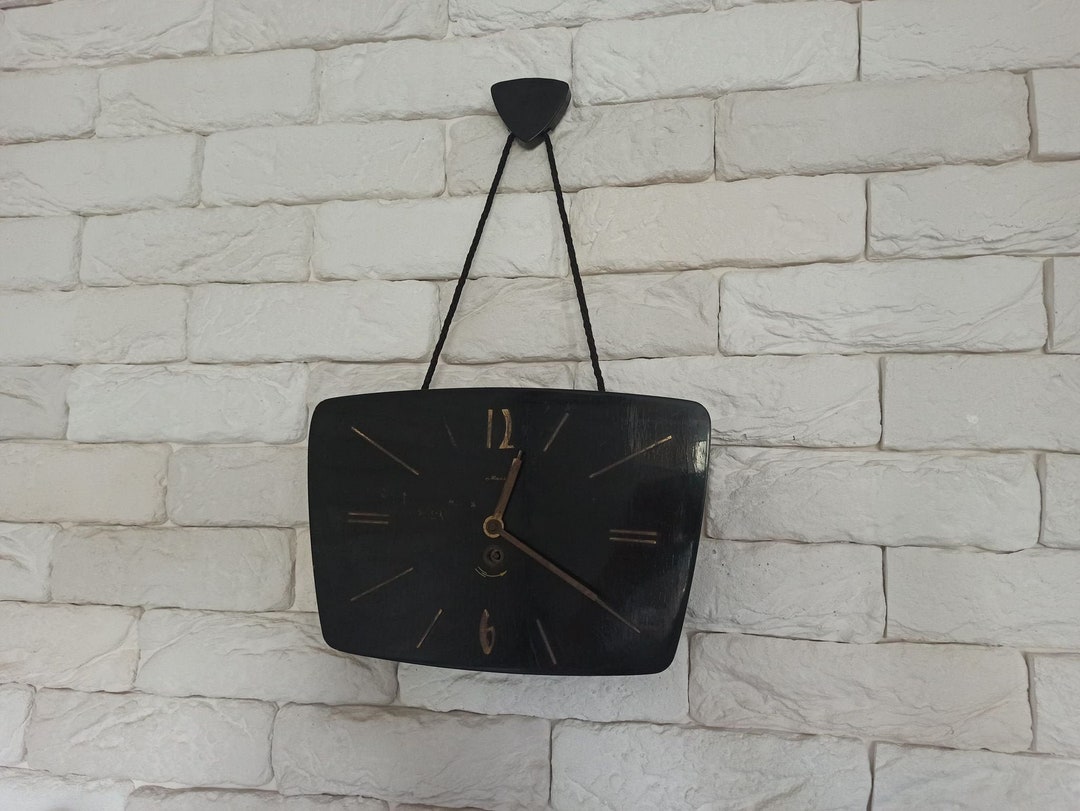 Antique Wall Clock Vintage 60s Vintage Home Decor Retro Clock the USSR ...