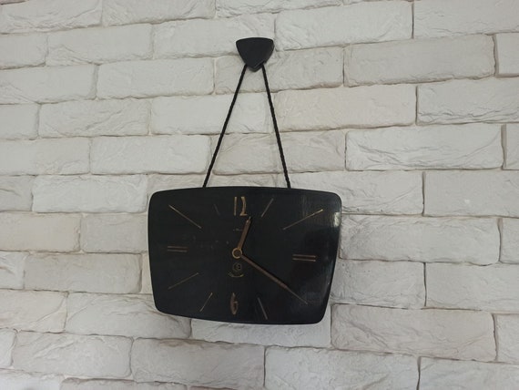 Antique Wall Clock Vintage 60s Vintage Home Decor Retro Clock - Etsy