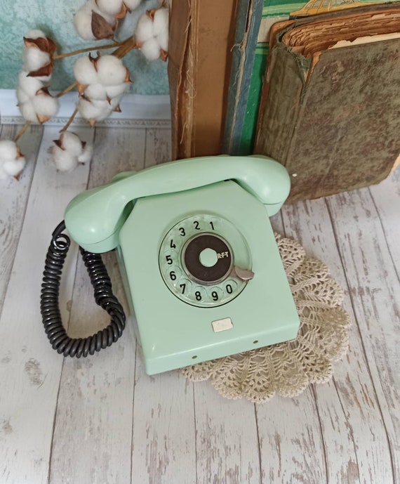 Vintage Telephone Vintage Home Decor Desktop Mint Telephone - Etsy