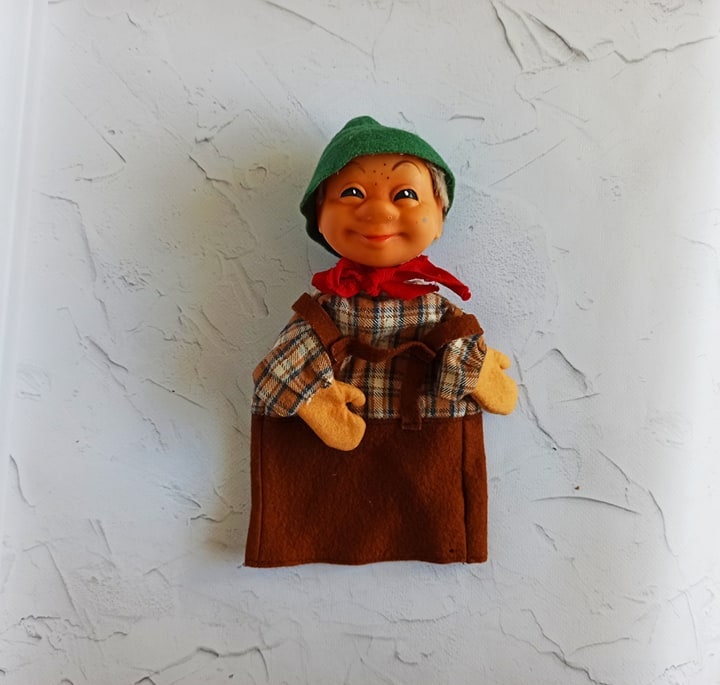 Steiff Hansel Hand Puppet 1969-1978 Glove Theater Vintage Steiff ...