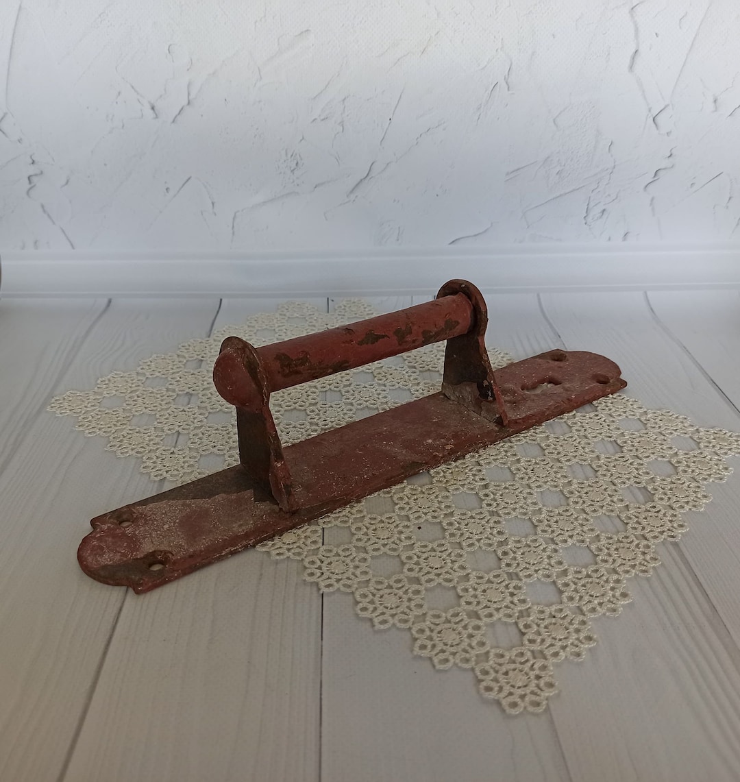 Vintage Door Handle Large Door Handle With Key Hole Old Barn Handle ...