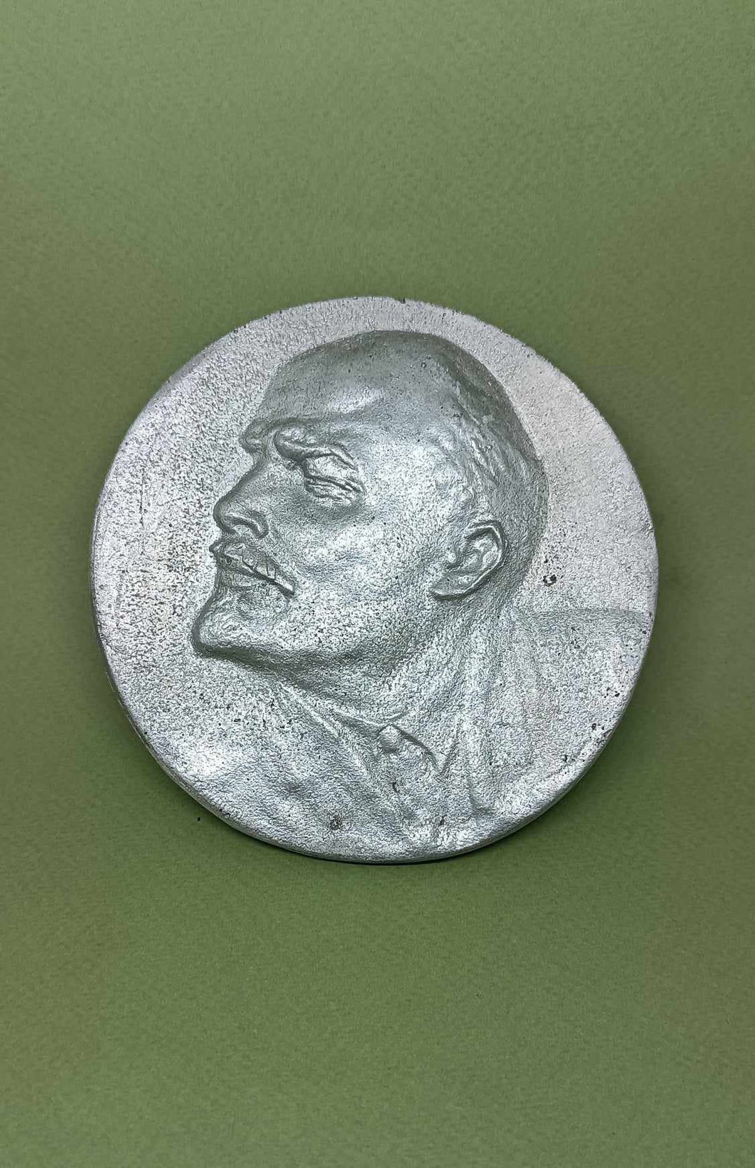 1970 Rare Soviet Souvenir Lenin. Table Gift Ussr. USSR Table Plaque ...