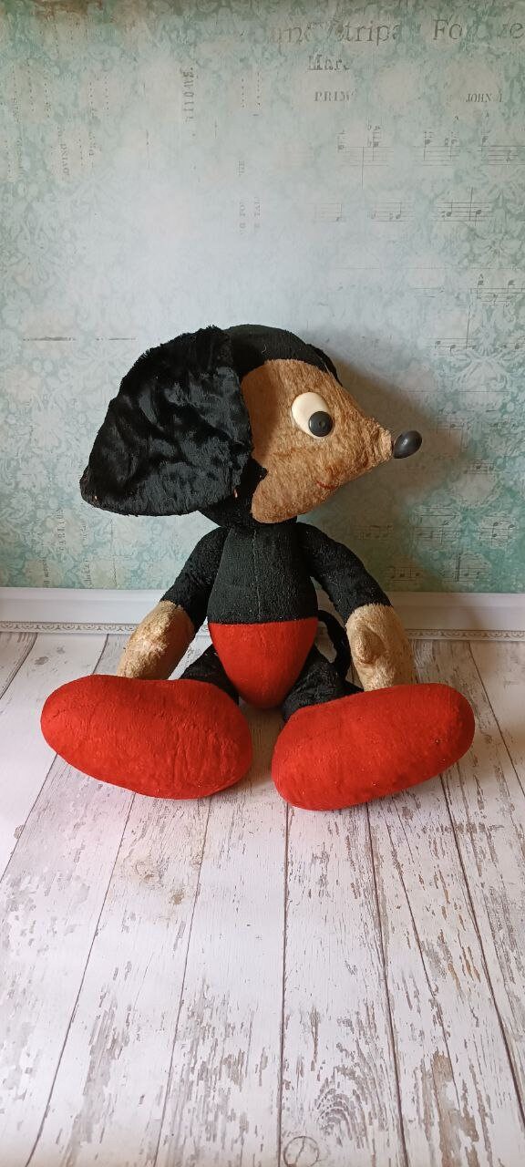 Antique Toy Little Mouse Collectible Toy Old Jointed Toy Mouse Vintage ...