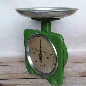 Antique Metal Kitchen Weighing Scale Antique Scales of the USSR 1960 ...