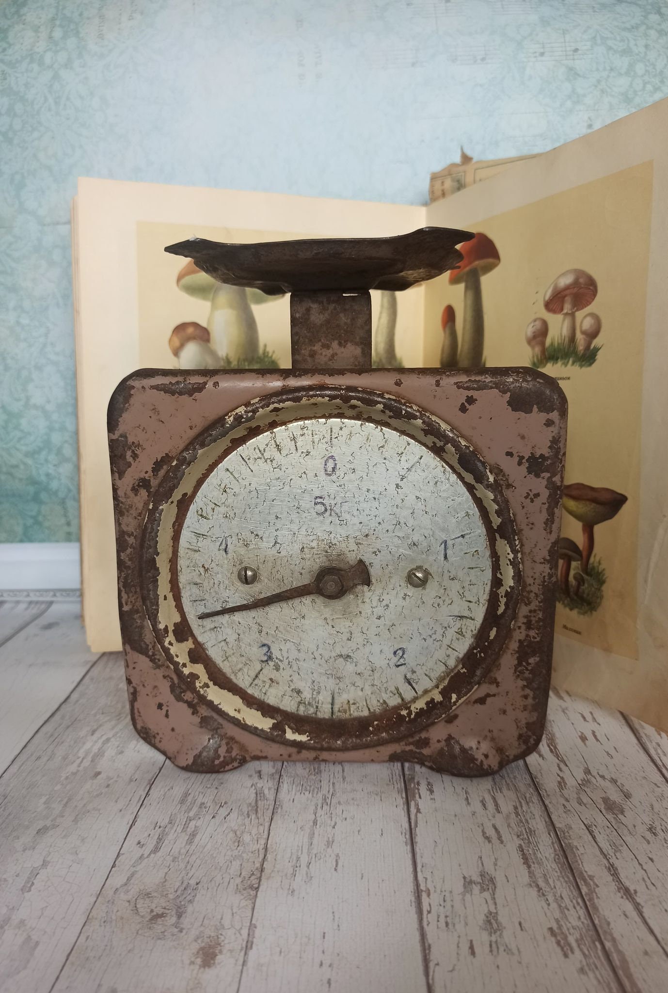 Vintage Metal Kitchen Weighing Scale Rustic Scale Antique - Etsy