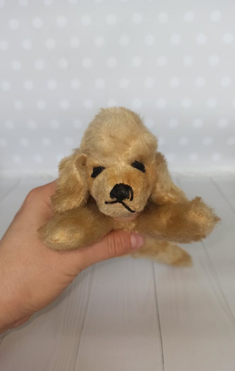 Vintage Steiff Floppy Snobby Poodle Sleeping Poodle Dog 1950 - Etsy