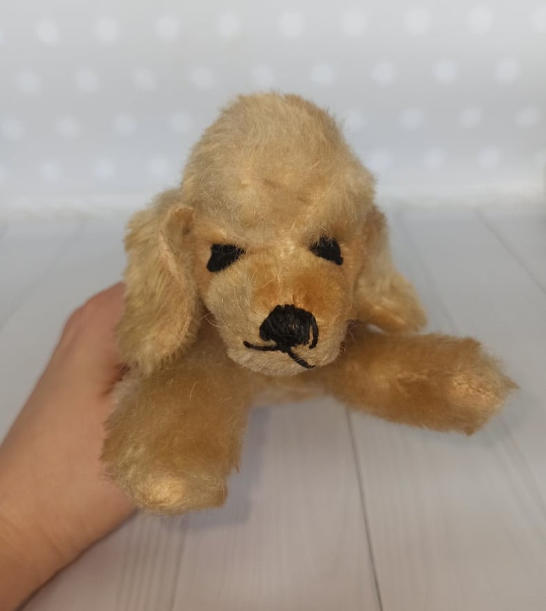 Vintage Steiff Floppy Snobby Poodle Sleeping Poodle Dog 1950 | Etsy