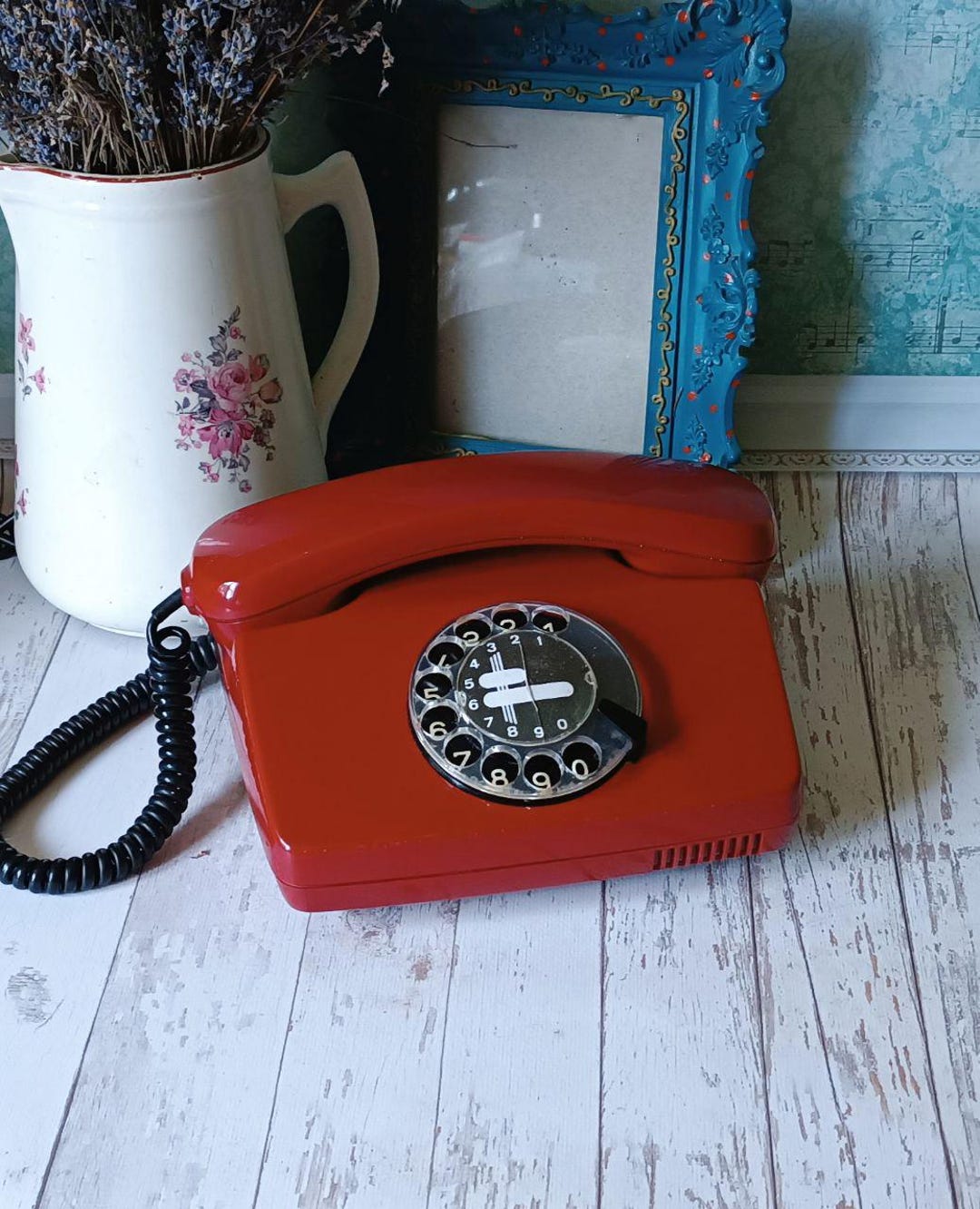 Retro Office Decor Old Phone Vintage Home Decor Vintage Telephone Dial ...